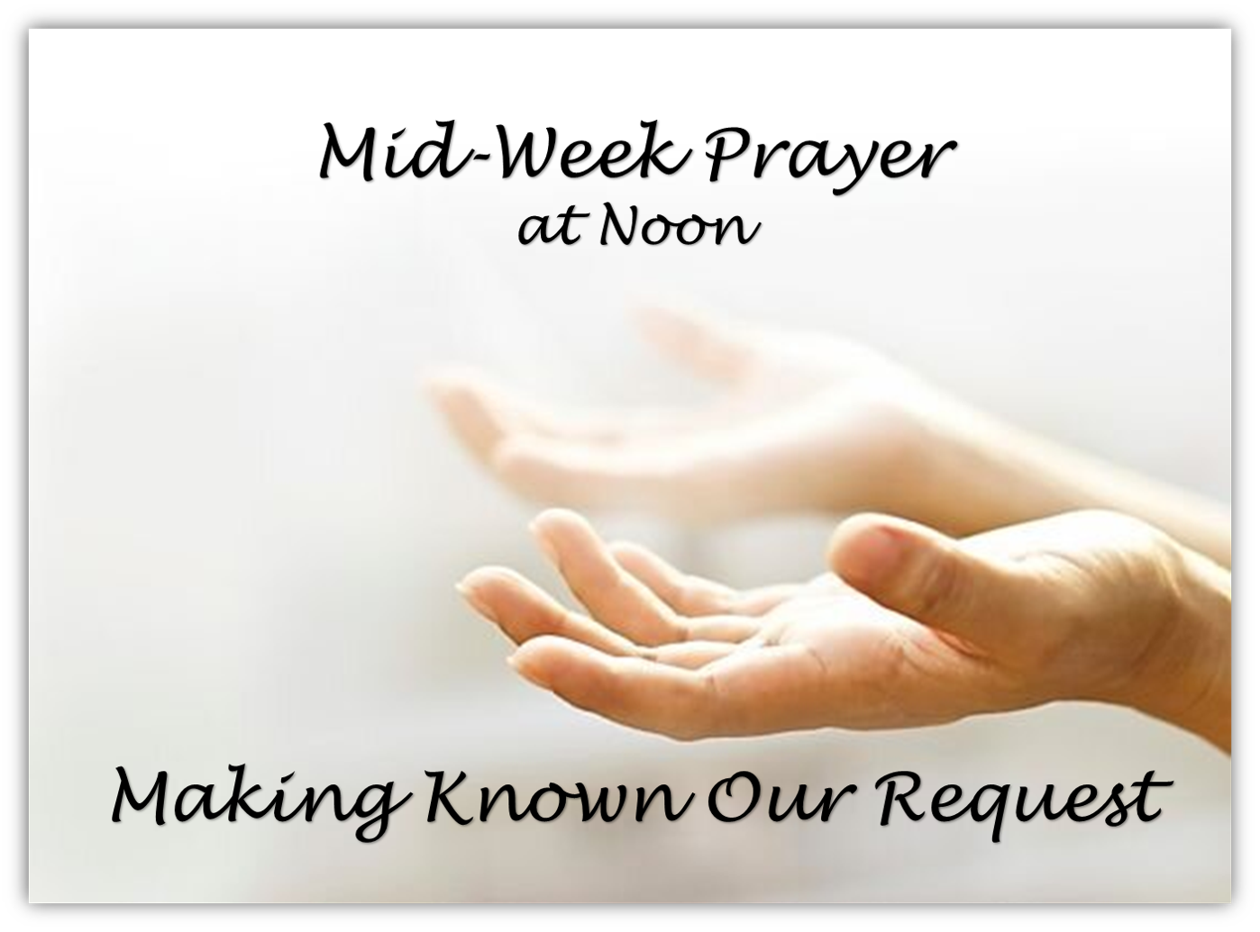 Mid-Week Prayer | New Berean Baptist Church